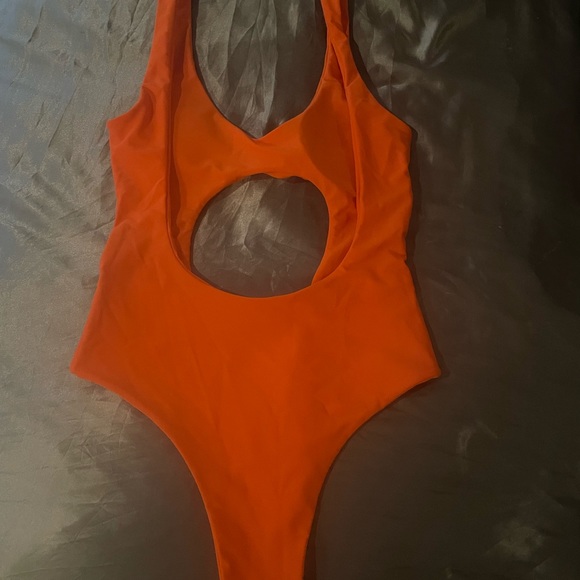 Matte Collection | Swim | Orange Peekaboo Swimsuit | Poshmark